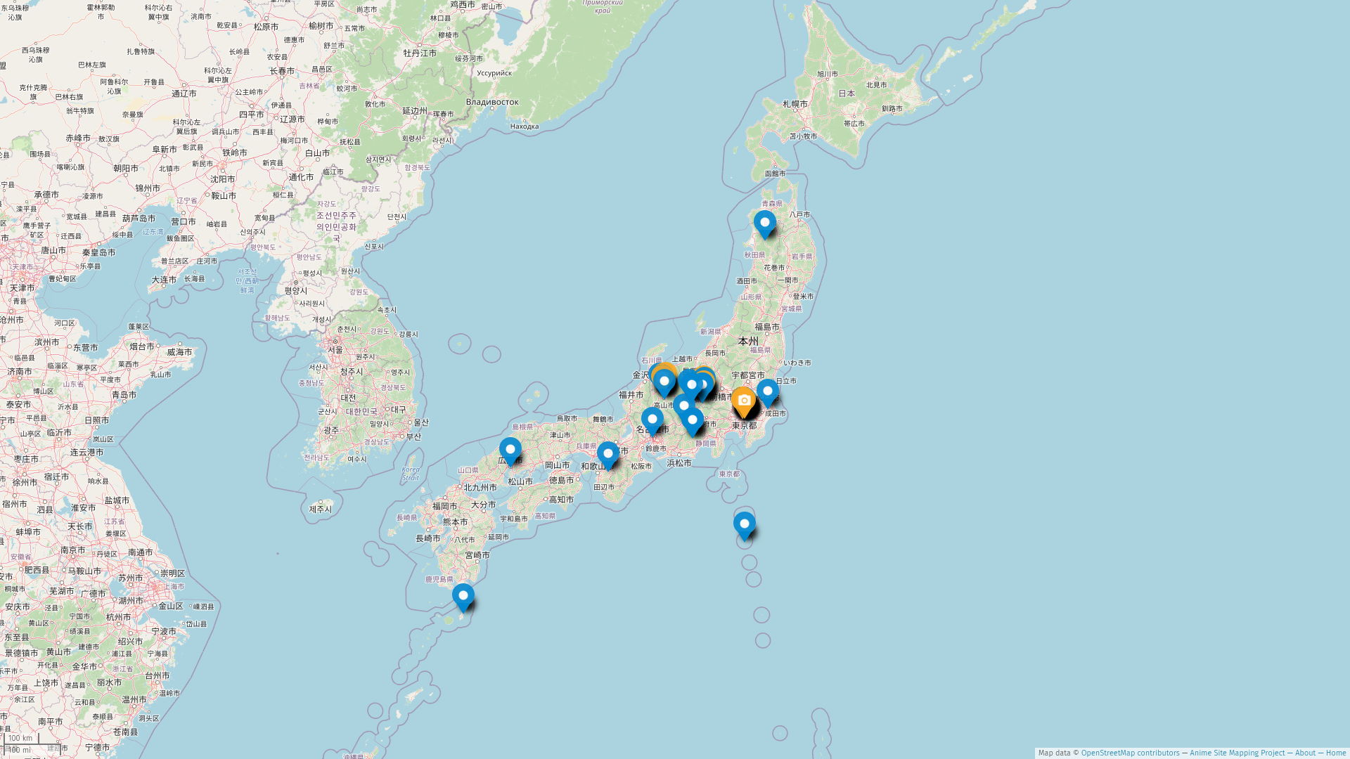 Your Name Series Map | AnimeNavi - Anime Site Mapping Project